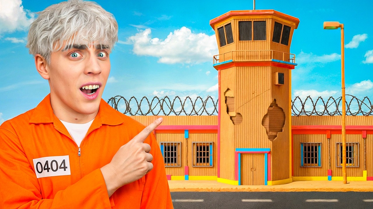 ESCAPE From the MOST GUARDED CARDBOARD PRISON! - Влад А4 бумага